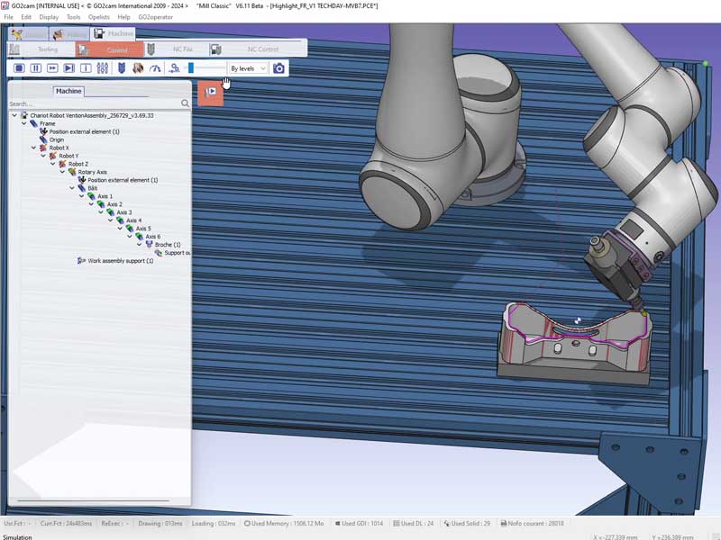 GO2cam for Robots, robotics programming in GO2cam