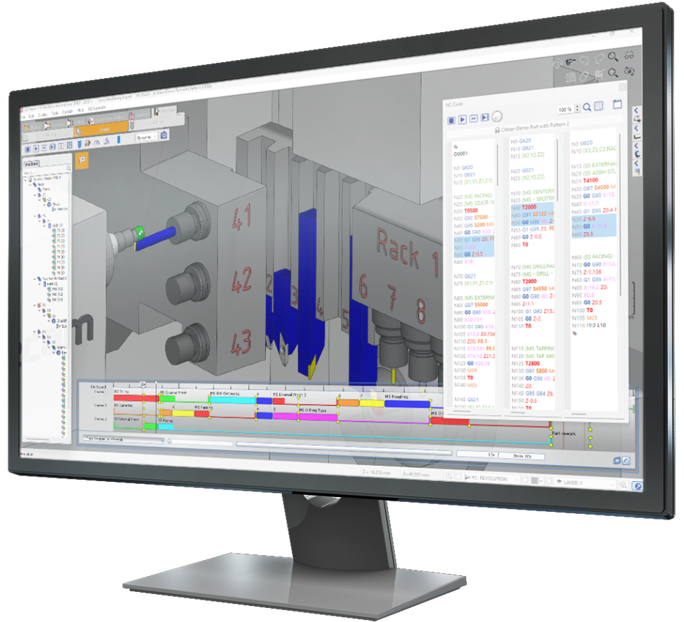 Swiss Machining in GO2cam, a local technology
