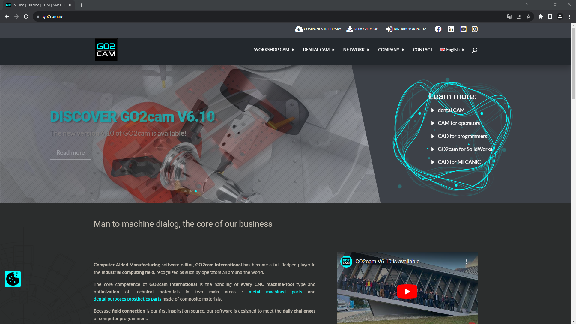 The GO2cam website gets a makeover